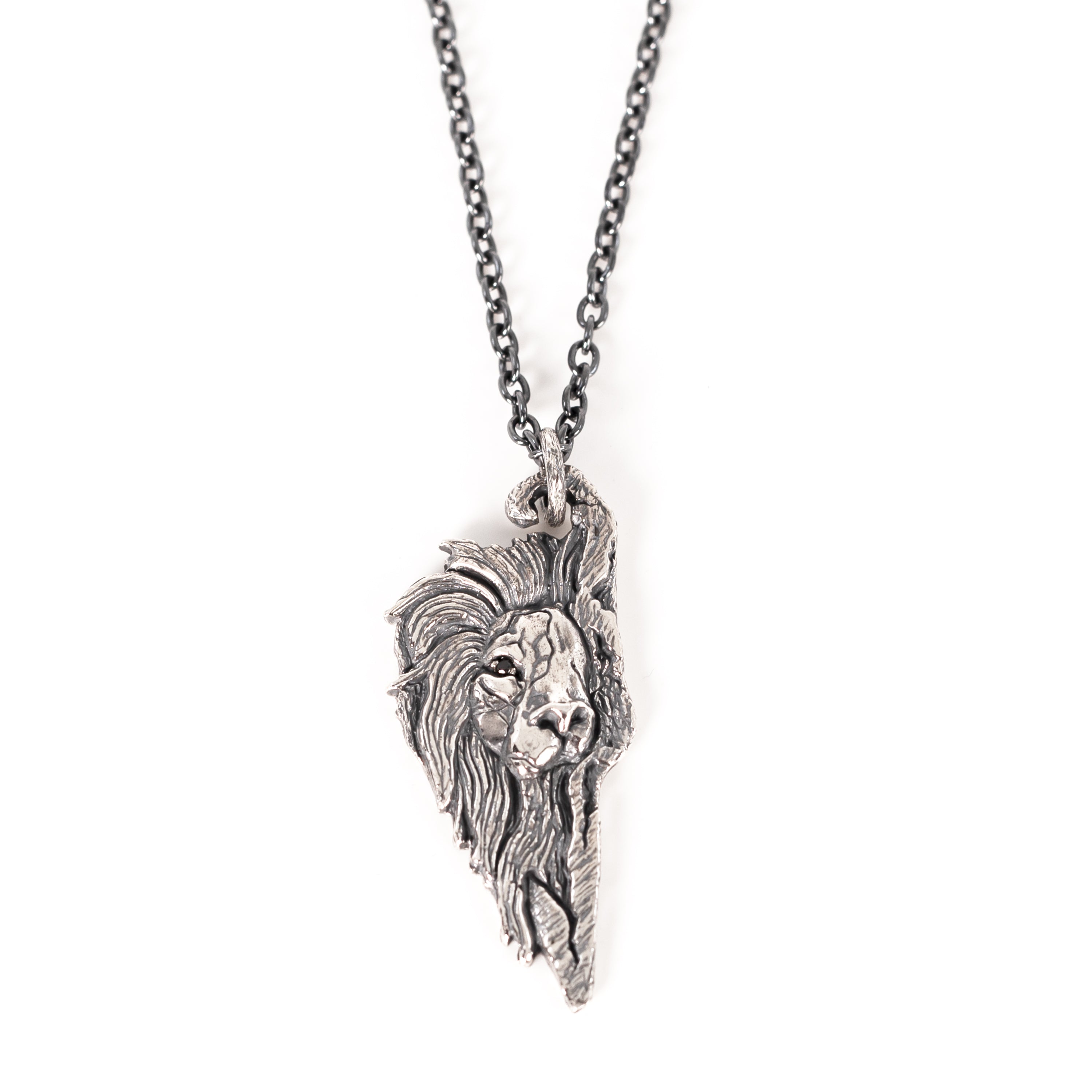 Leo Necklace with Black Diamond | Buck Palmer