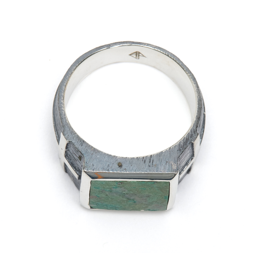 Turquoise Cross Ring | Buck Palmer