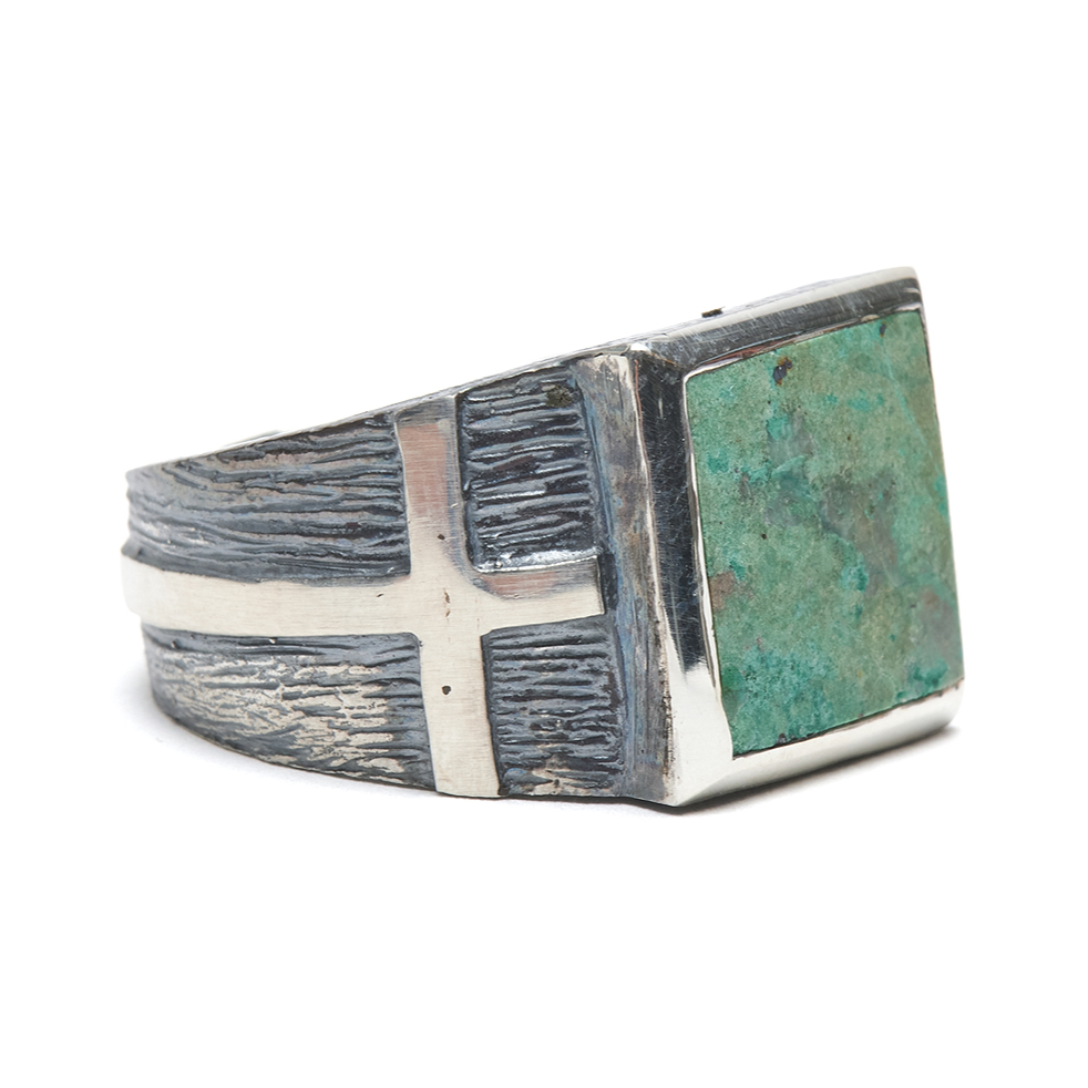 Turquoise Cross Ring | Buck Palmer